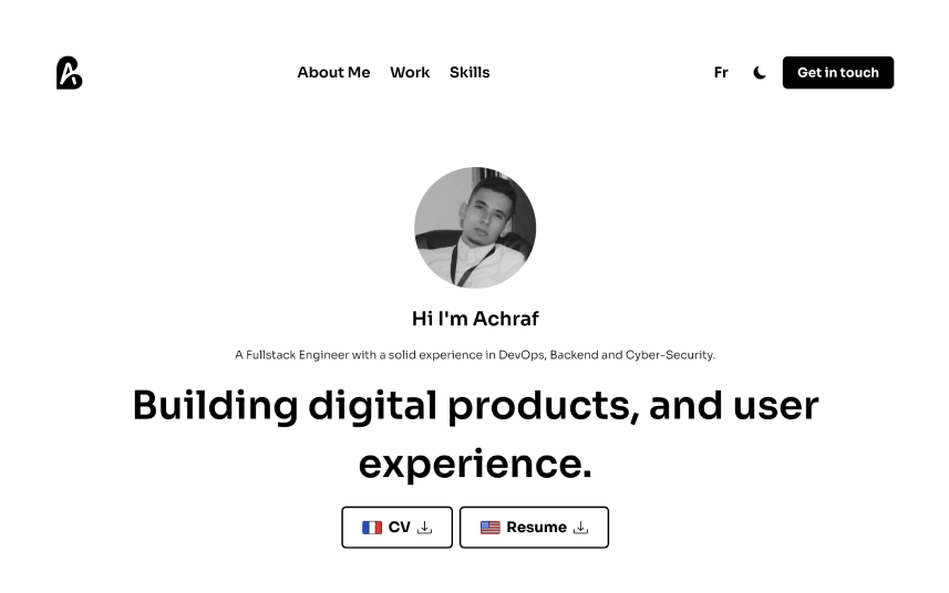 Achraf Boutahar | Portfolio